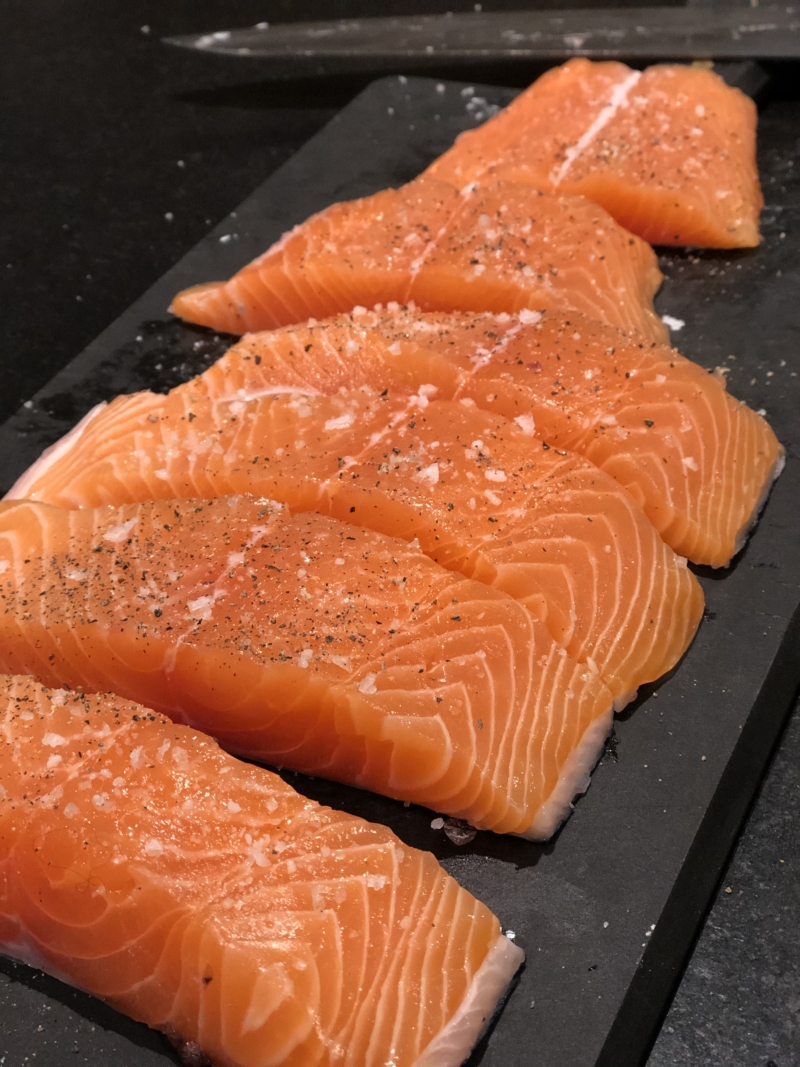 Lækker laks i Mornaysauce - Qland